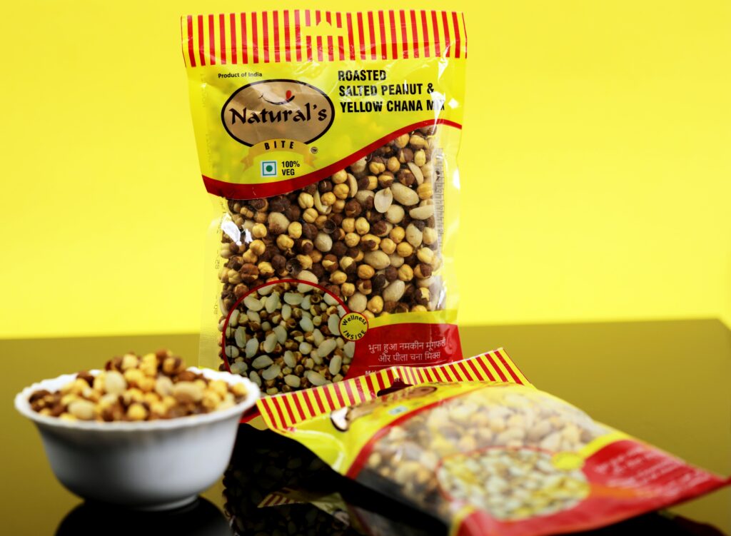 Roasted Salted Peanuts & Chana Mix – Naturals Bite